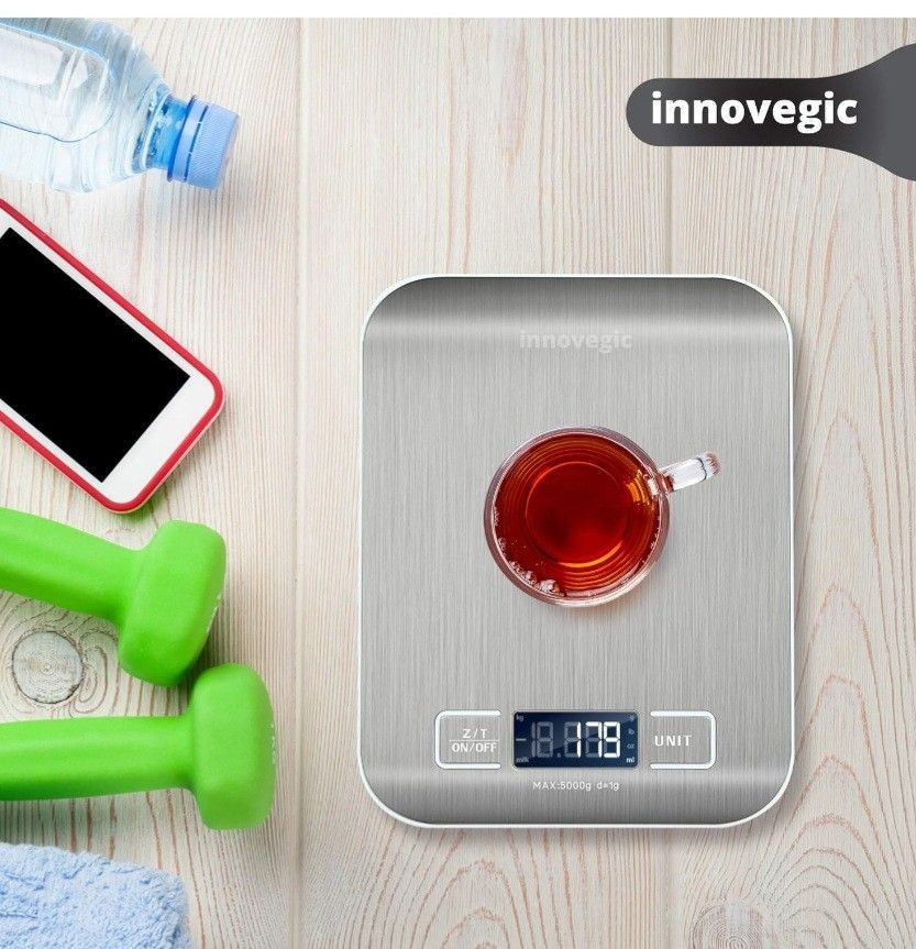 Kitchen Scale – Food Scale for Baking, Cooking and Dieting – 5 kg ...