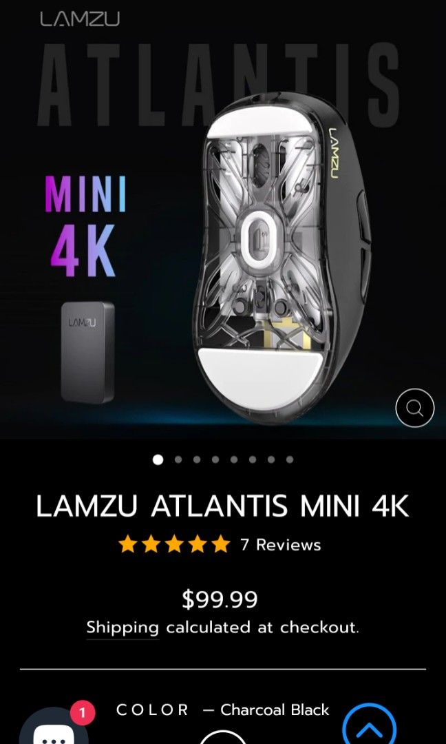 Lamzu mini 4k wireless, Computers & Tech, Parts & Accessories, Mouse ...