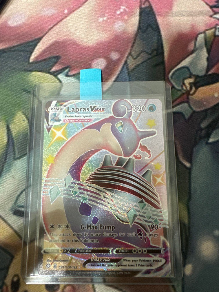 Lapras Vmax, Hobbies & Toys, Toys & Games on Carousell