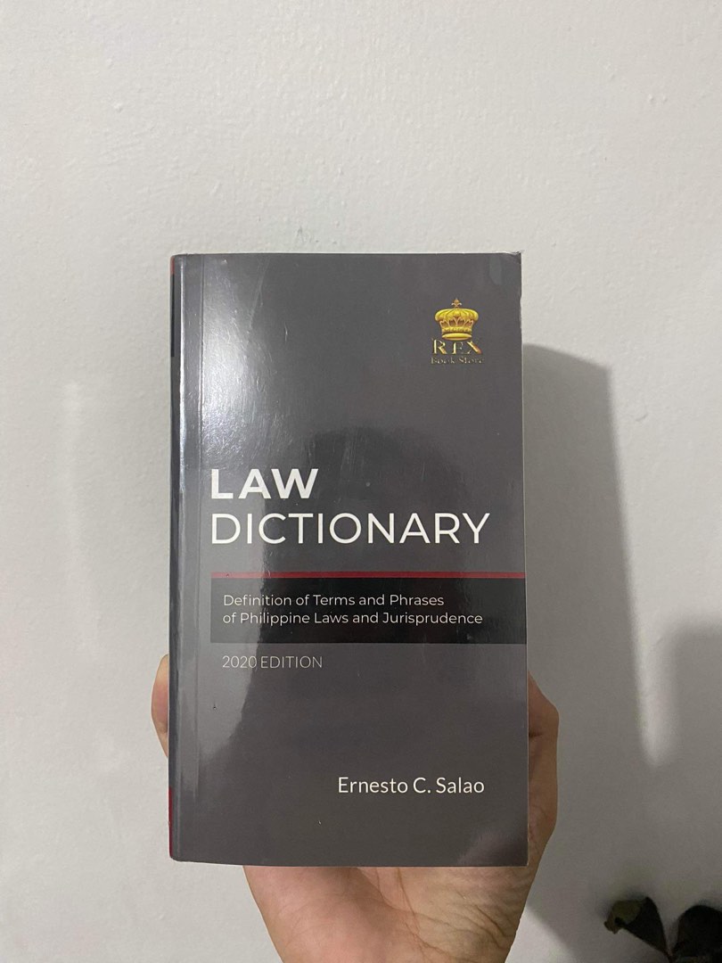 Law Dictionary Rex Bookstore (Salao), Hobbies & Toys, Books & Magazines ...
