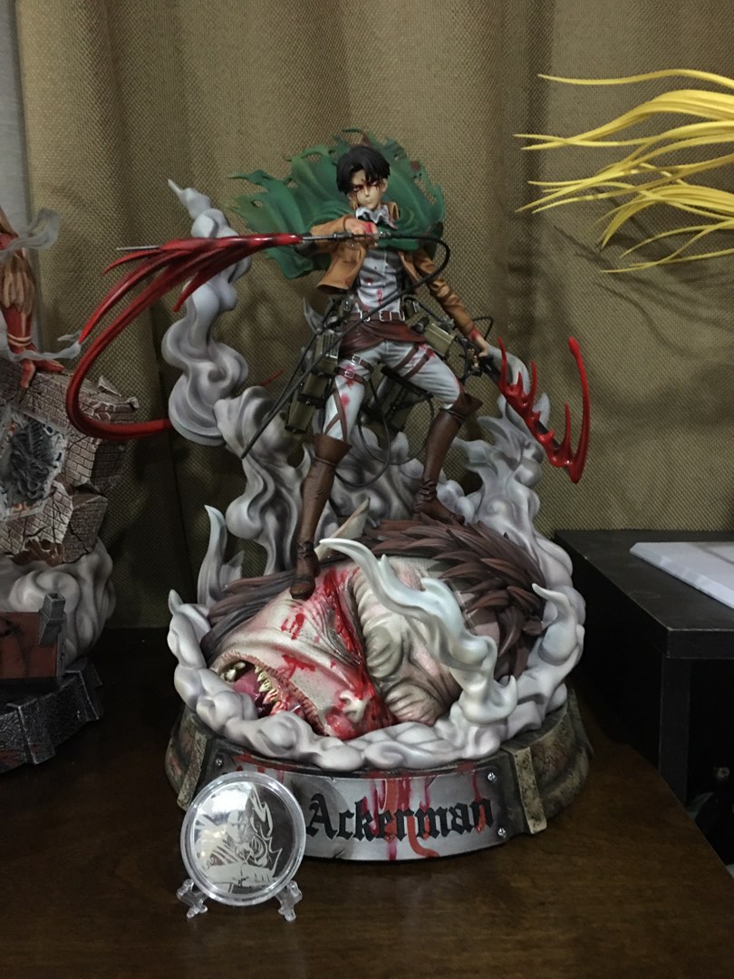 LC Studios Levi Ackerman Resin Attack on Titan, Hobbies & Toys ...