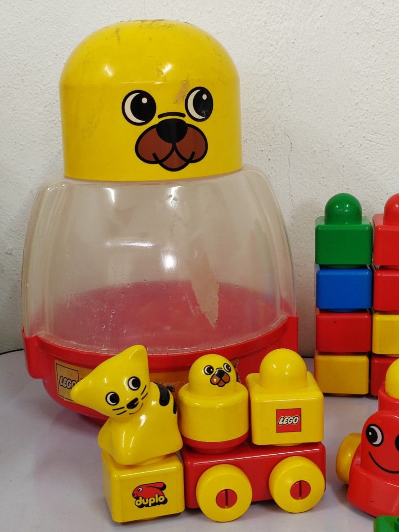 Lego primo plane train and figures animals set with rare figure baby ...