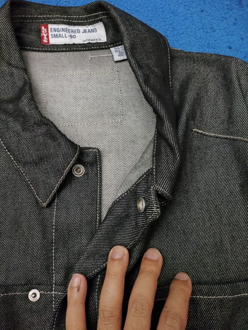 Levi's Engineered Jeans Denim Jacket Type 1 Style, Men's Fashion, Coats ...