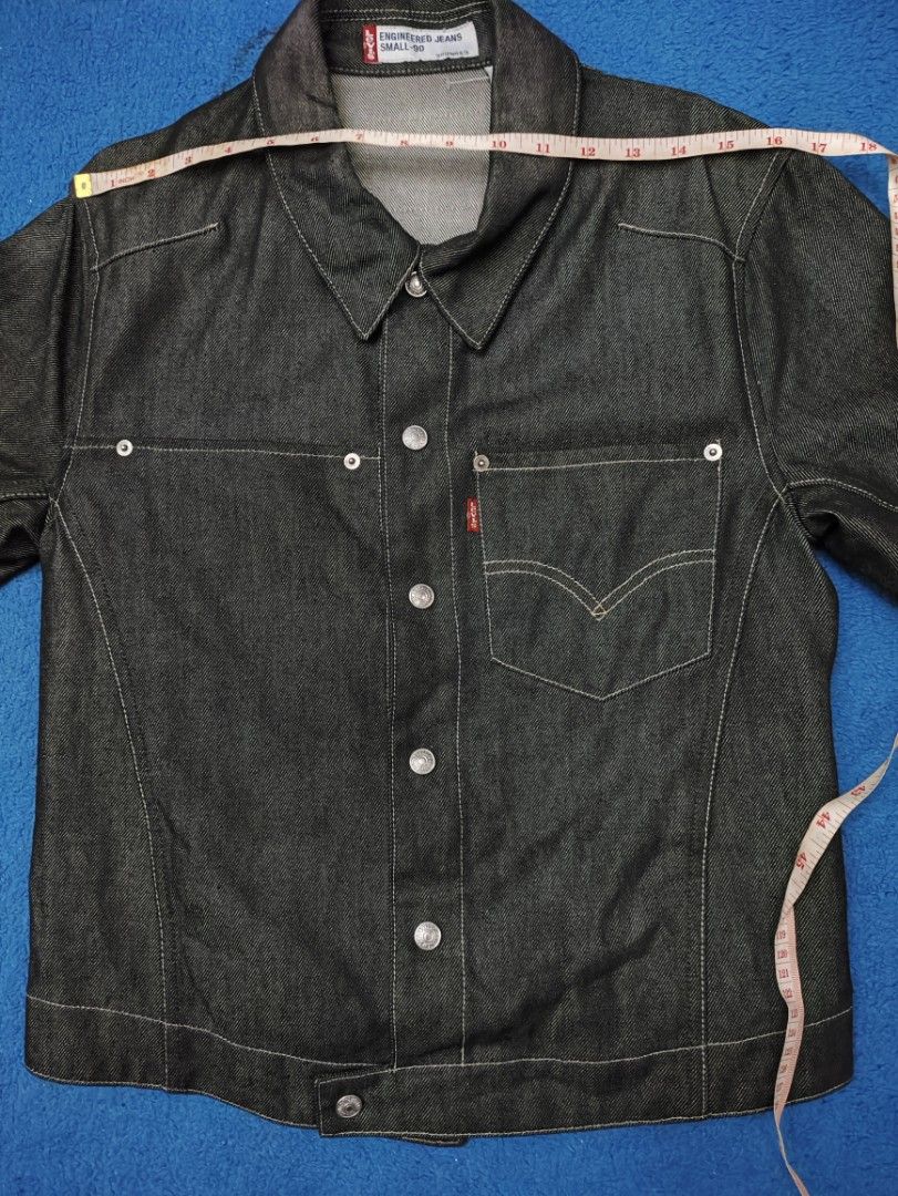 Levi's Engineered Jeans Denim Jacket Type 1 Style, Men's Fashion, Coats ...