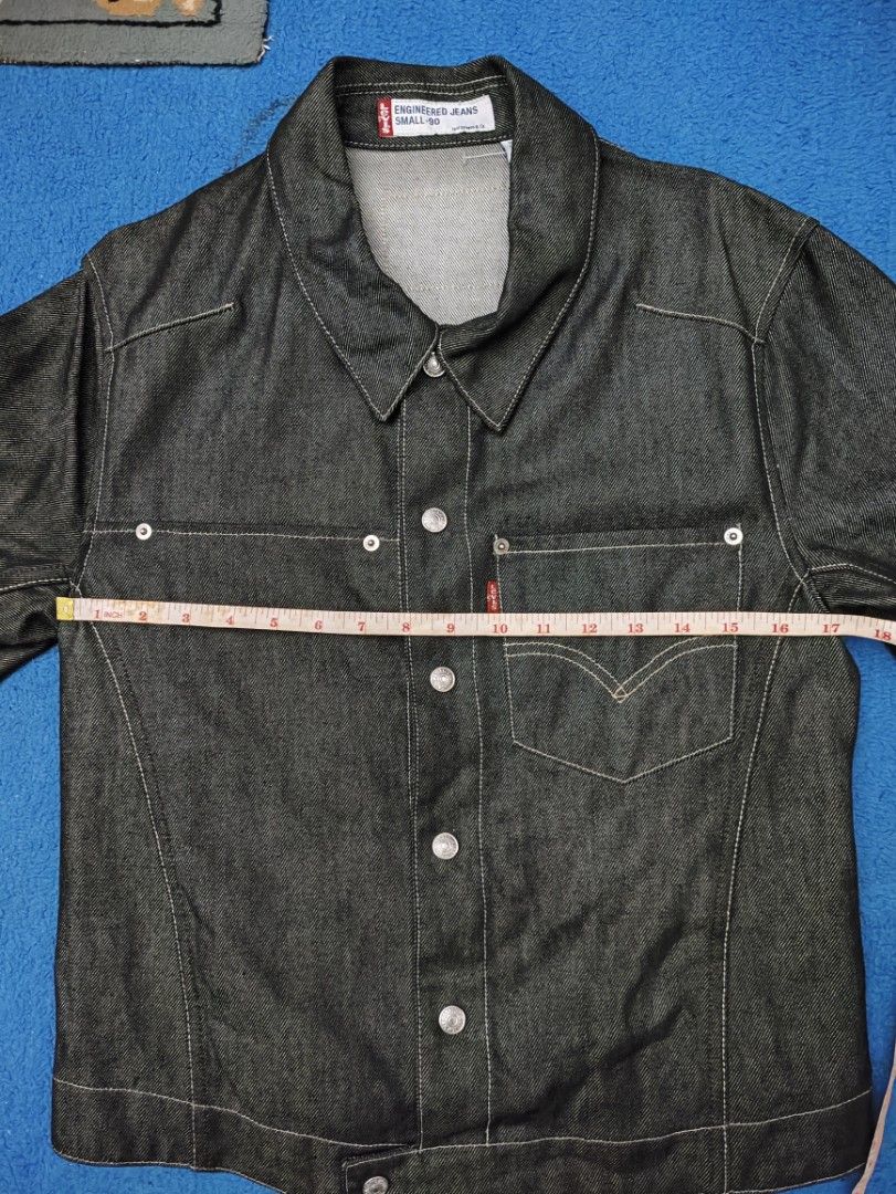 Levi's Engineered Jeans Denim Jacket Type 1 Style, Men's Fashion, Coats ...