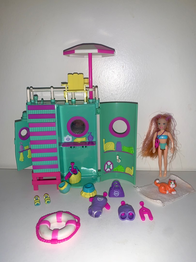 Lifeguard Tower - Splashin Fashion Polly Pocket, Hobbies & Toys, Toys ...