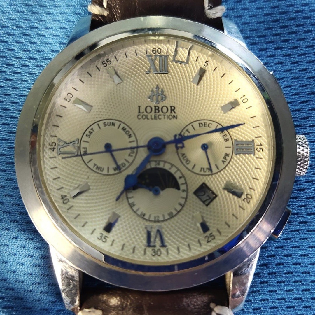 Lobor Collection LB-S8170M 42mm Exhibition Back Date Automatic ...