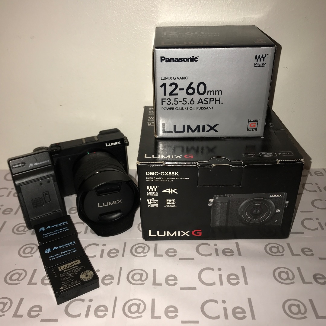 LUMIX GX85 + Panasonic Lumix G Vario 12-60mm, Photography, Cameras on ...
