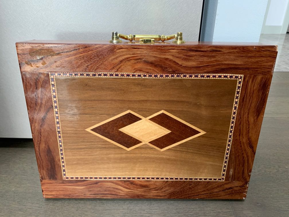 Mahjong Set (solid wood box), Everything Else on Carousell