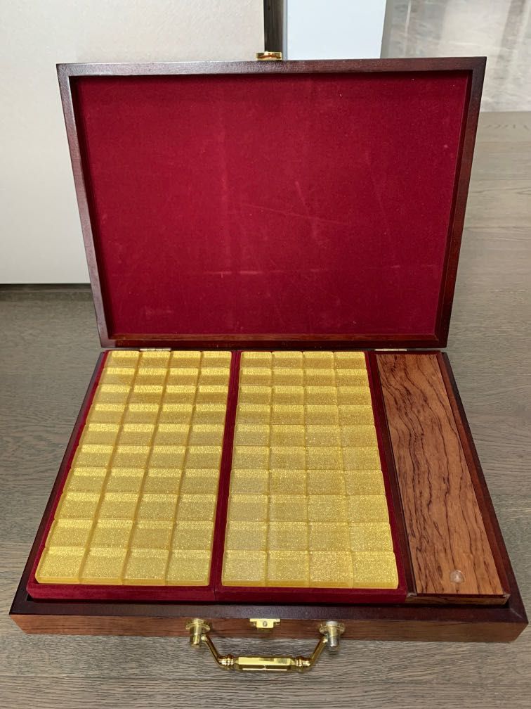 Mahjong Set (solid wood box), Everything Else on Carousell