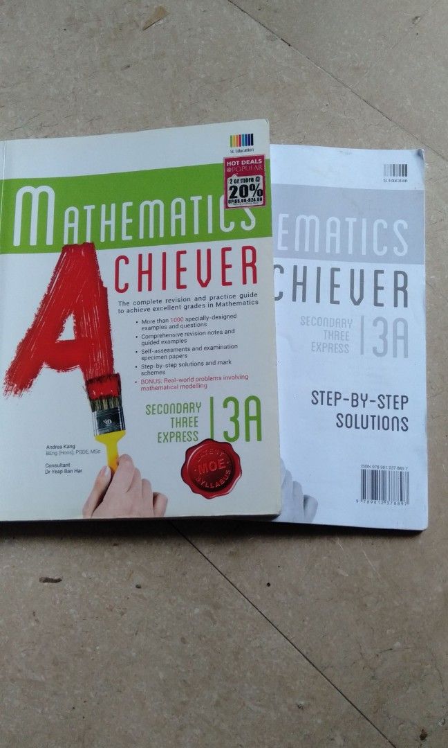 mathematics chiever 3A, Hobbies & Toys, Books & Magazines, Textbooks on ...