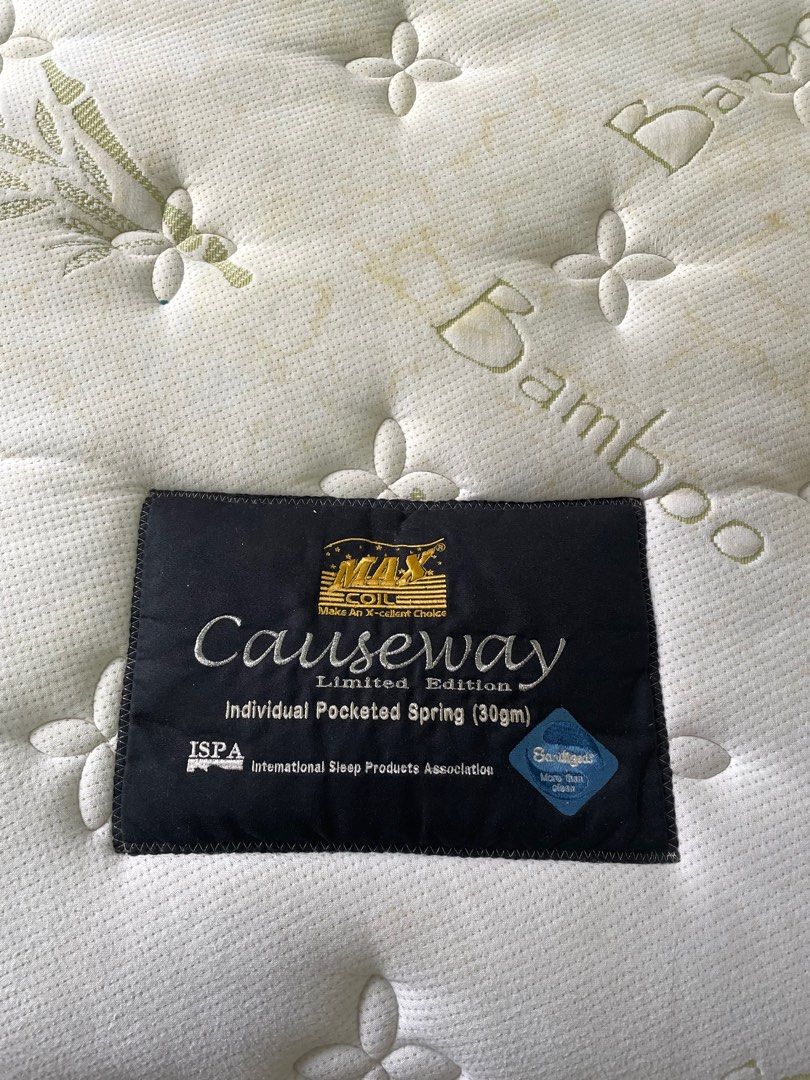 MaxCoil Queen Size Mattress, Furniture & Home Living, Furniture, Bed ...