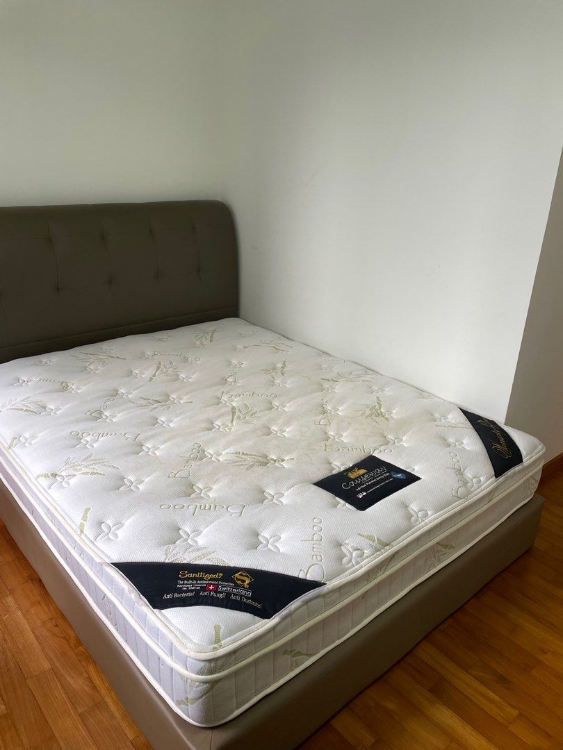 MaxCoil Queen Size Mattress, Furniture & Home Living, Furniture, Bed ...