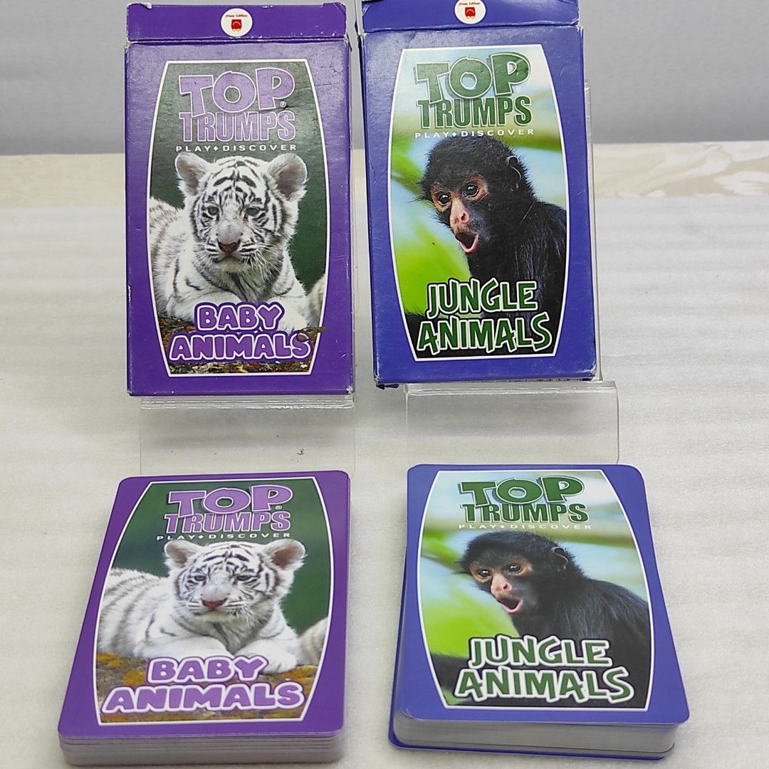 Mc Donald's Happy Meal Top Trumps Jungle and Baby Animals Game Card 195 ...