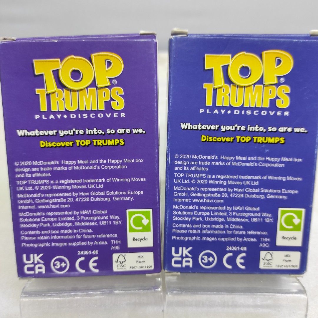 Mc Donald's Happy Meal Top Trumps Jungle and Baby Animals Game Card 195 ...