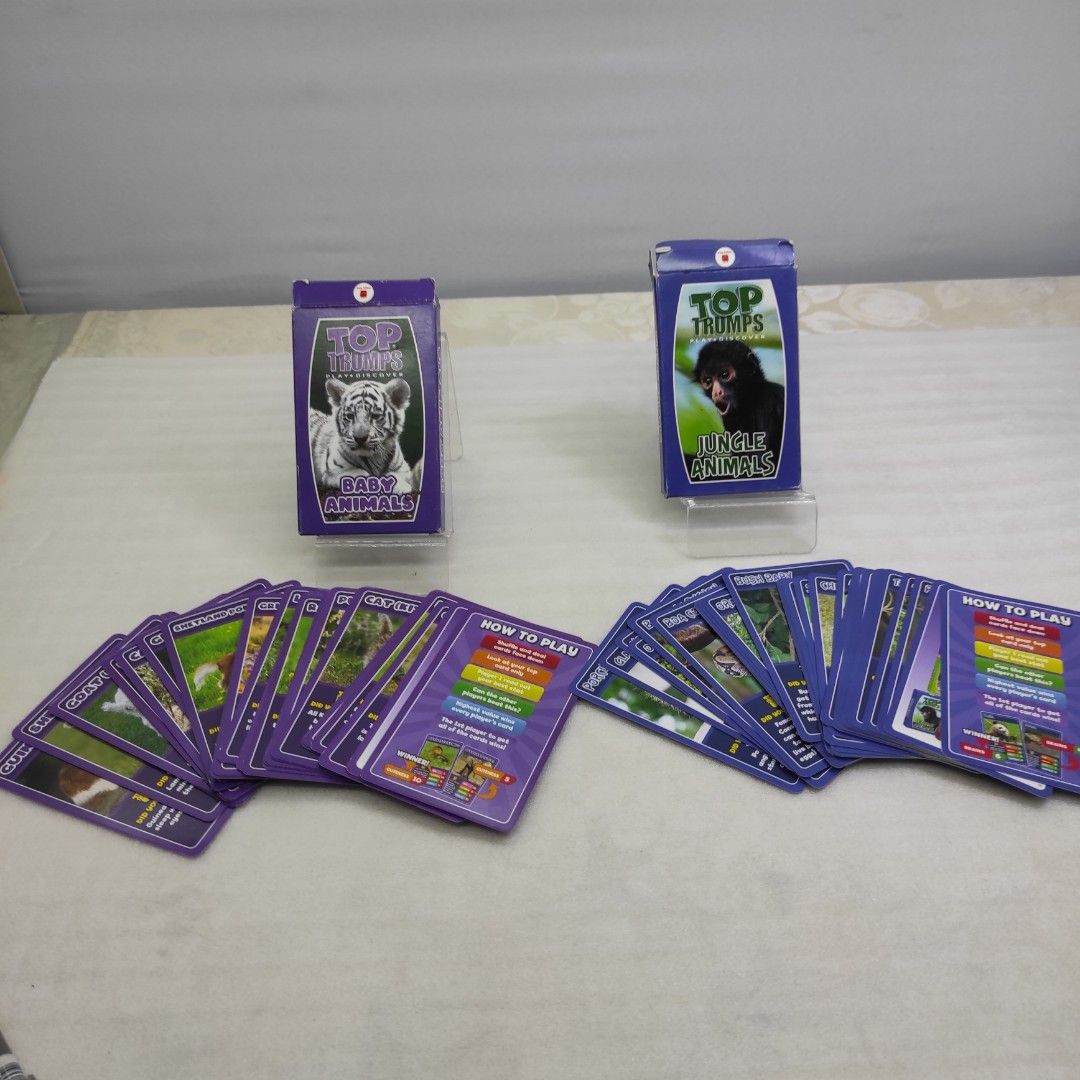 Mc Donald's Happy Meal Top Trumps Jungle and Baby Animals Game Card 195 ...