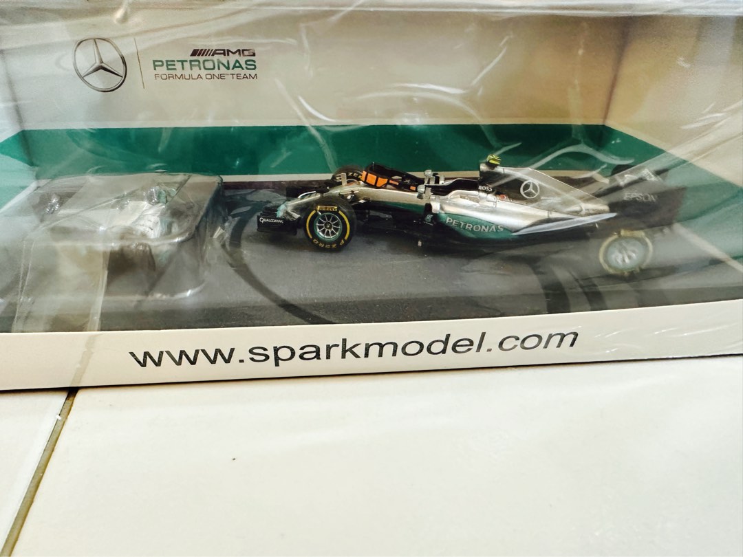 Mercedes Petronas F1 W07 #6 Nico Rosberg Abu Dhabi GP 2016 (Spark 1:43 ...