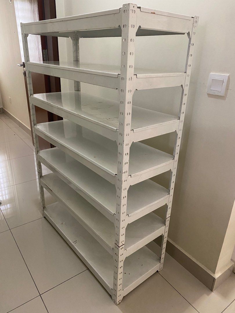 Metal boltless 7 tiers rack, Furniture & Home Living, Furniture ...