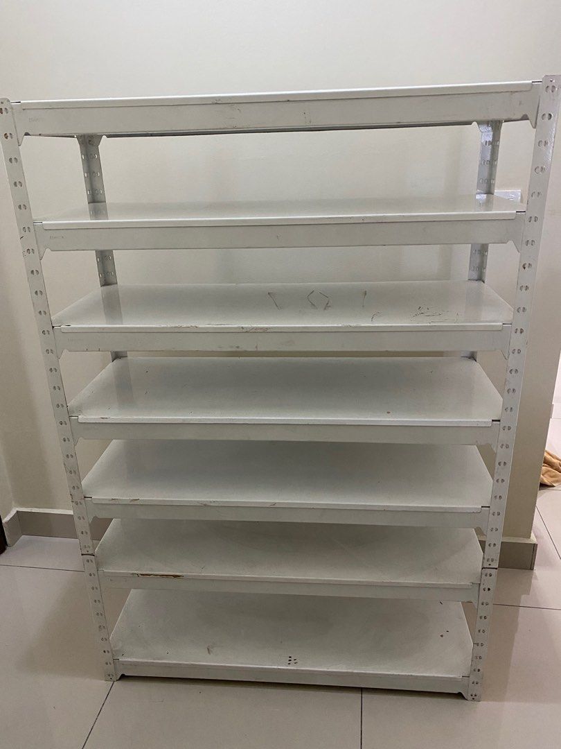 Metal boltless 7 tiers rack, Furniture & Home Living, Furniture ...
