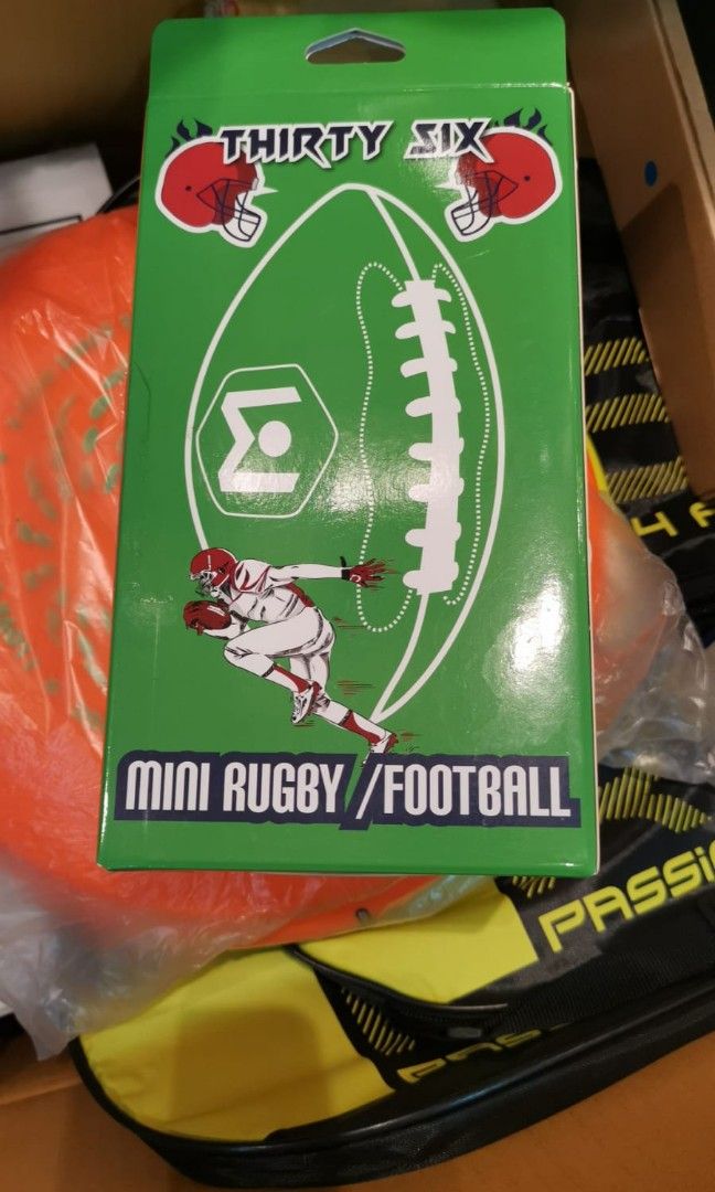 Mini rugby ball, Sports Equipment, Sports & Games, Racket & Ball Sports ...