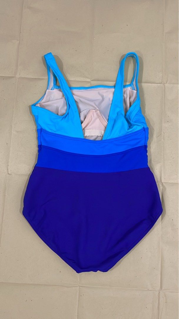 Miraclesuit | Purple & Aqua Spectra Band It One-Piece Swimsuit, Women's ...