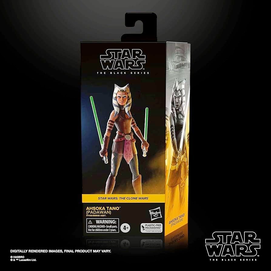MISB Star Wars Black Series The Clone Wars Ahsoka Tano (Padwan), Phase ...