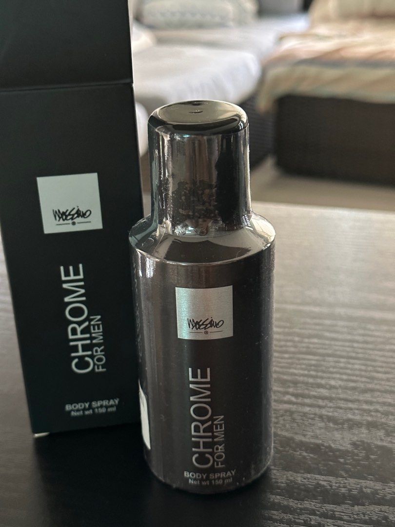 Mossimo Chrome for Men | 150ml Body Spray, Beauty & Personal Care, Fragrance & Deodorants on ...