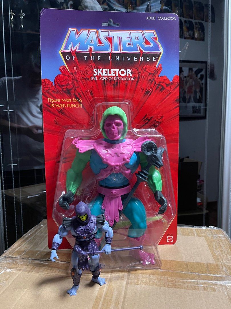 MOTU Master Of The Universe- Skeletor Jumbo Figure - Test Shot, Hobbies ...