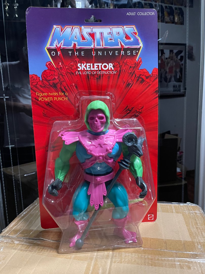 MOTU Master Of The Universe- Skeletor Jumbo Figure - Test Shot, Hobbies ...