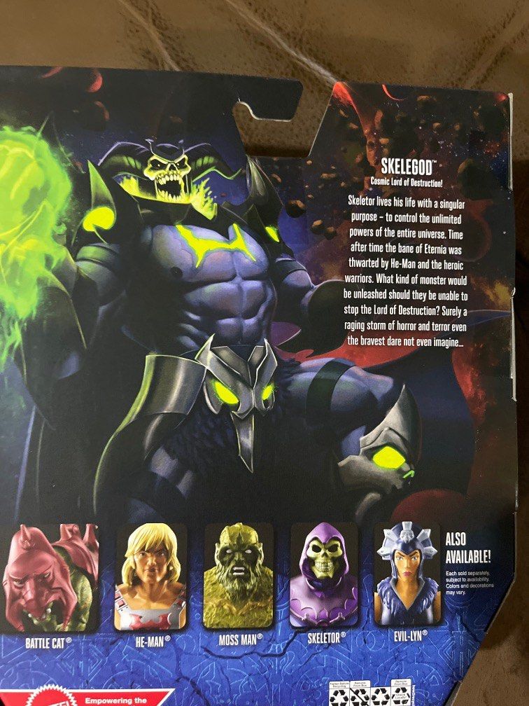 MOTU Revelation SkeleGod MISB, Hobbies & Toys, Toys & Games on Carousell