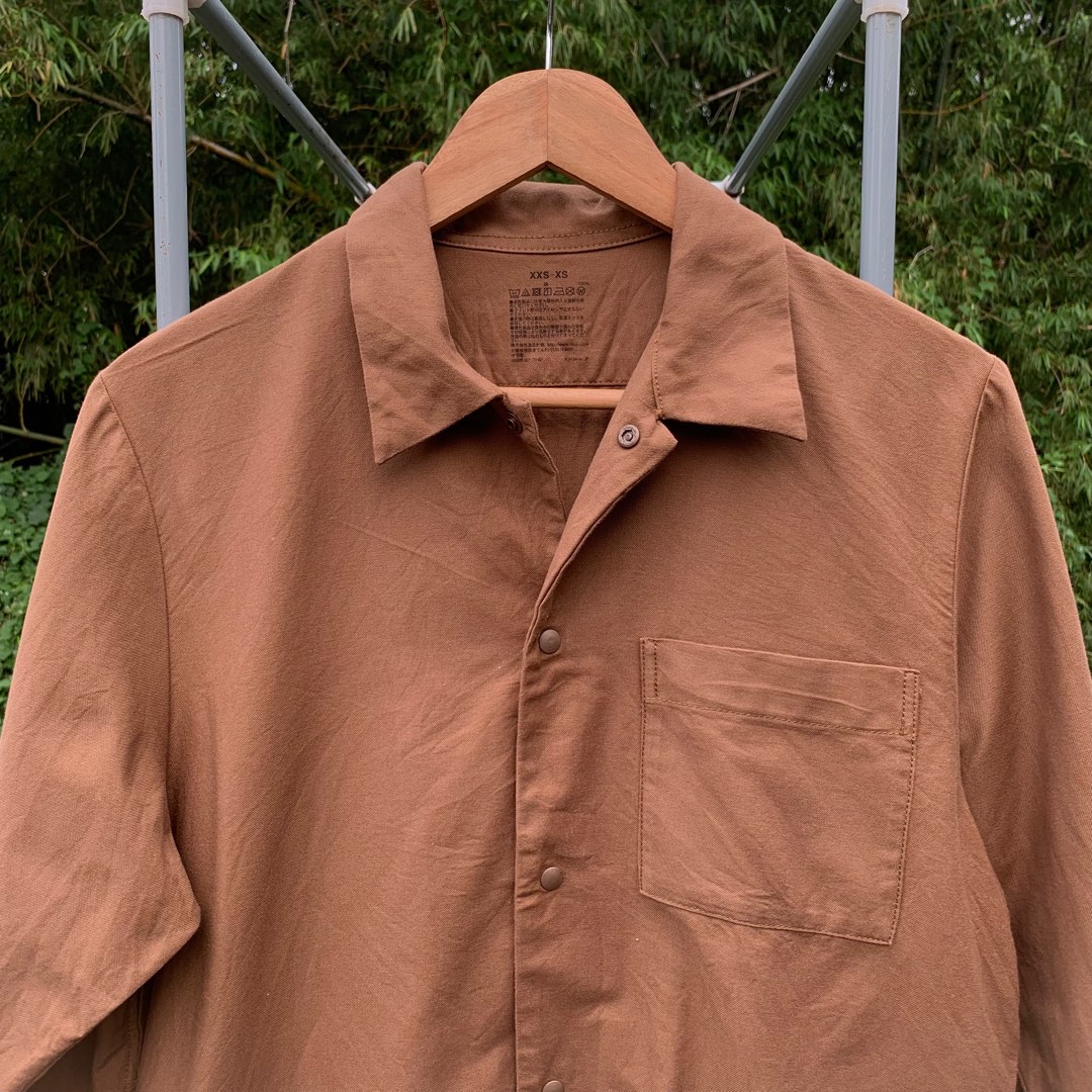 Muji Brown Oxford Outerwear, Men's Fashion, Coats, Jackets and ...