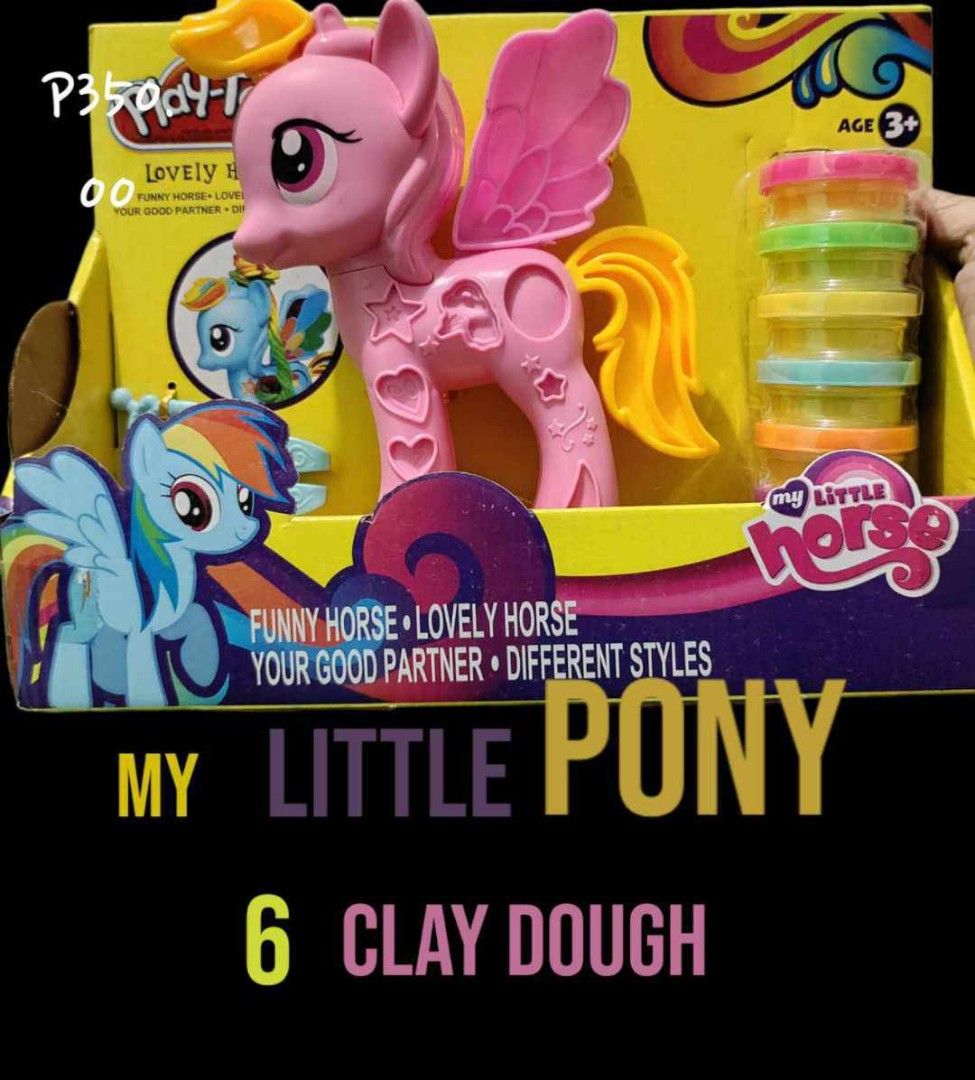 My little pony Claydough Set Toys, Hobbies & Toys, Toys & Games on ...