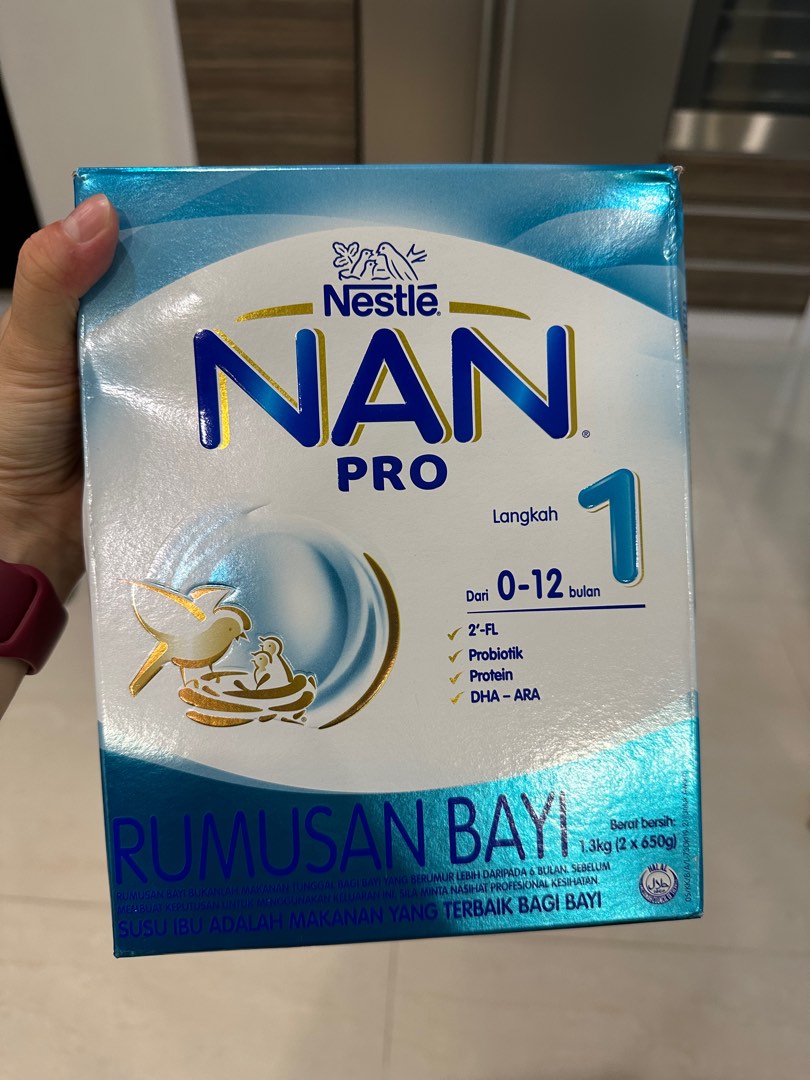 Nan pro stage 1 - 1.3kg ( 2 x 600g), Babies & Kids, Nursing & Feeding ...