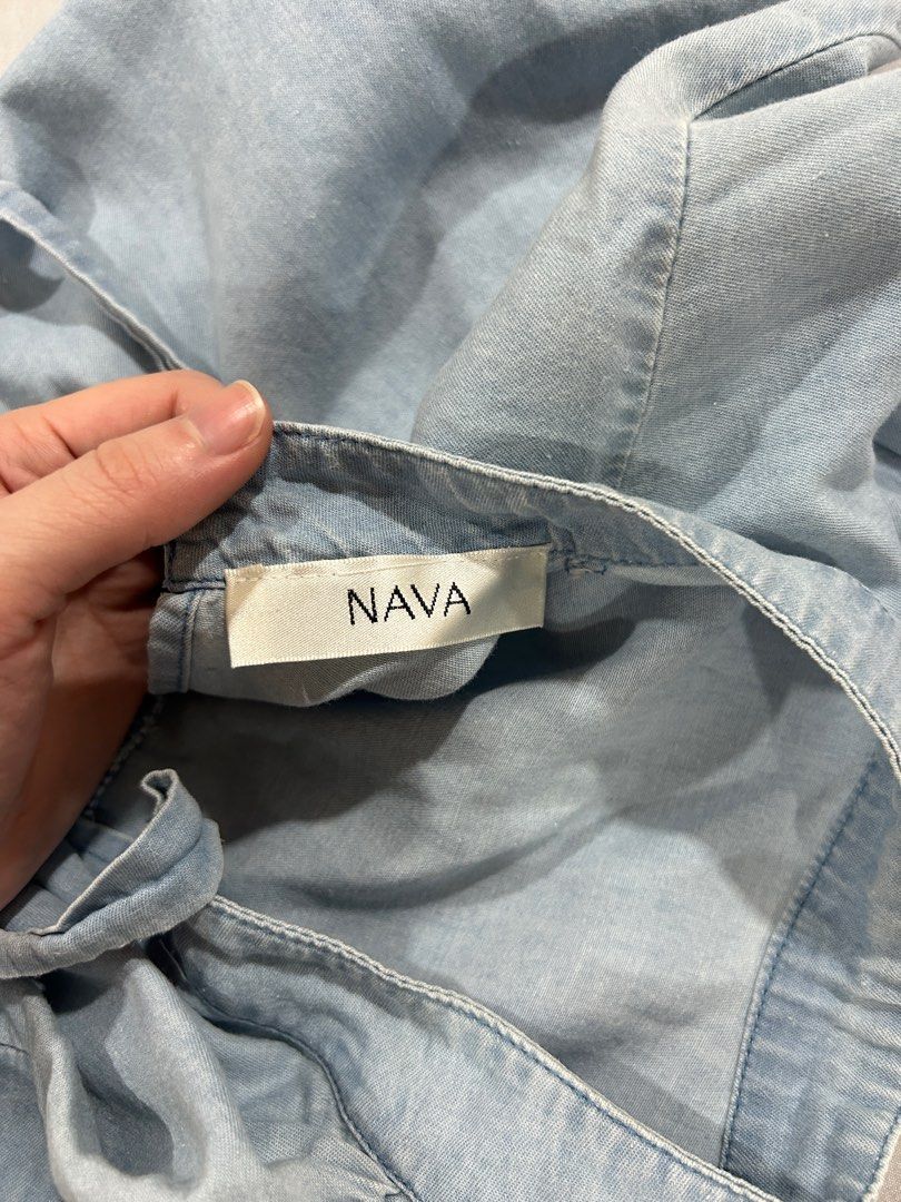 Nava Maong Cute Top, Women's Fashion, Tops, Blouses on Carousell