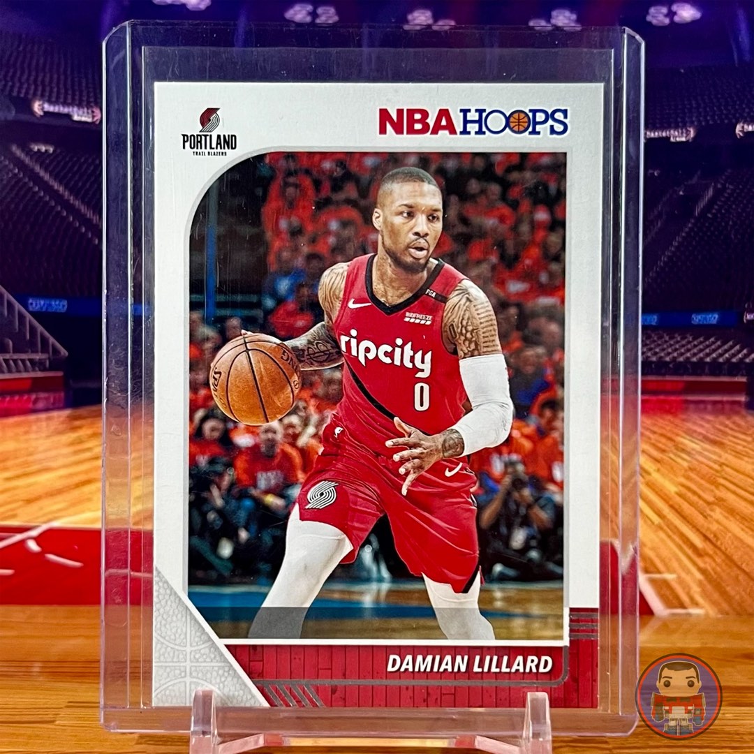 NBA Cards - Damian Lillard 2019-20 Panini Hoops #157, Hobbies & Toys ...
