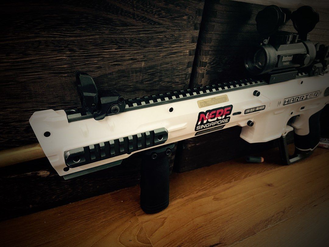 Nerf worker harrier modded, Hobbies & Toys, Toys & Games on Carousell