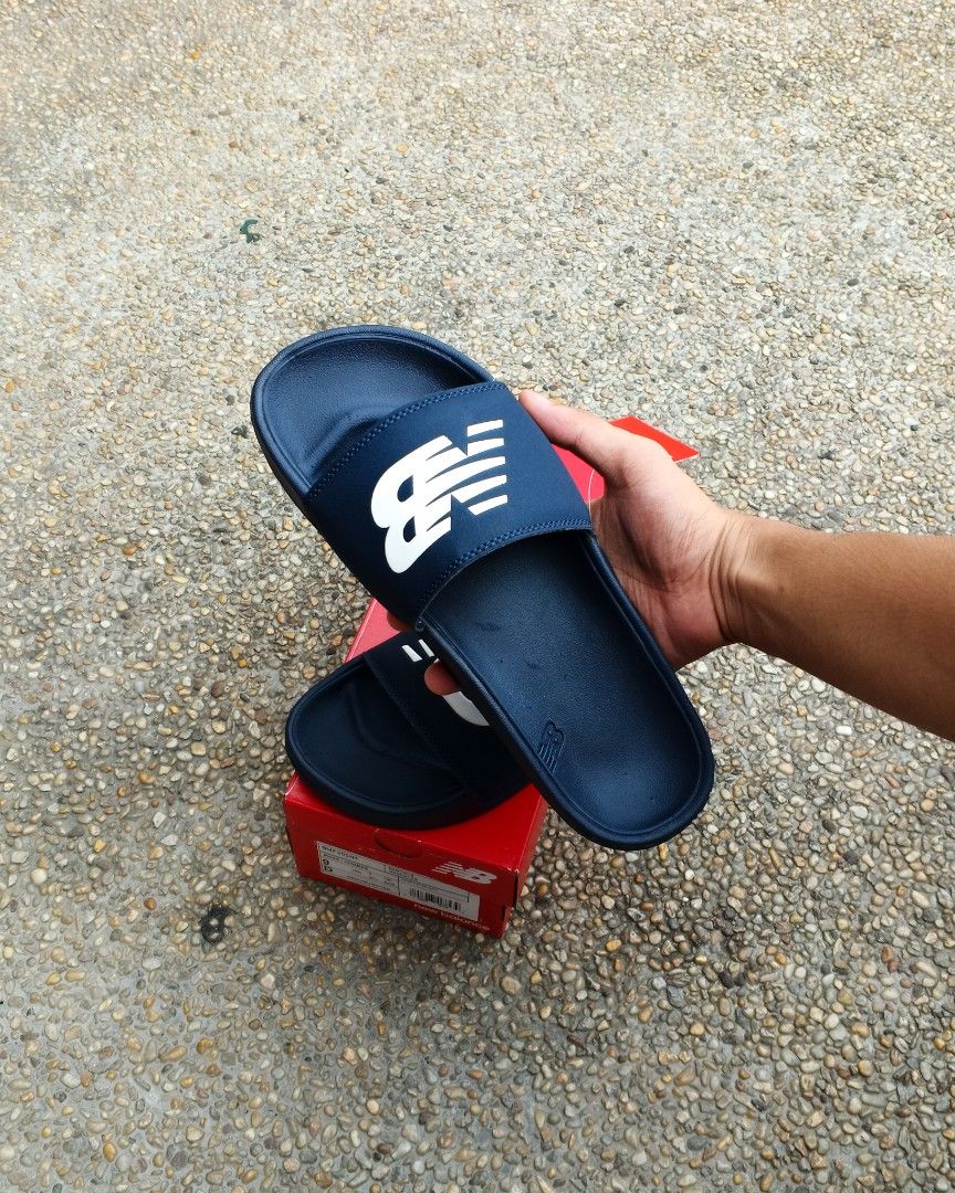 New Balance Slide, Men's Fashion, Footwear, Slippers & Slides on Carousell