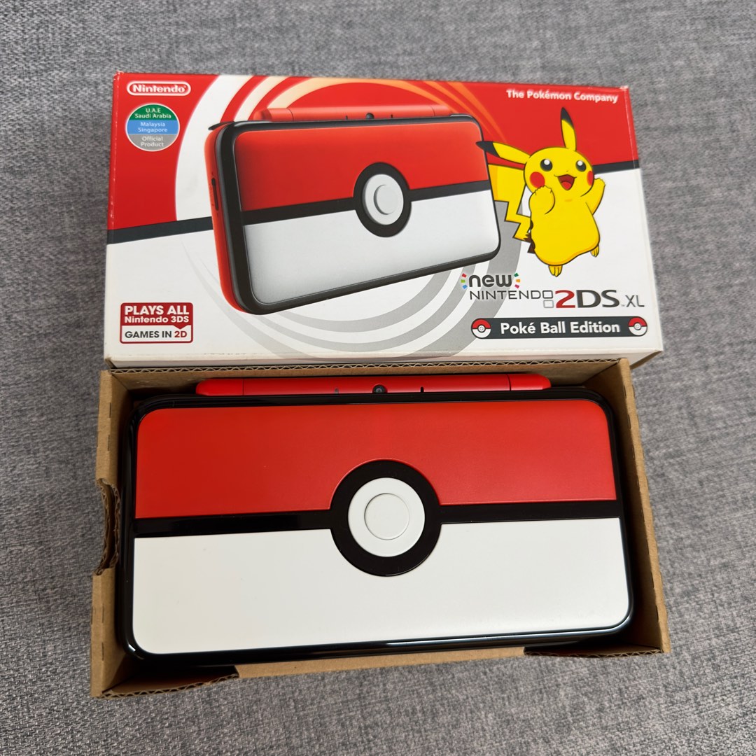 New Nintendo 2ds XL pokeball edition, Video Gaming, Video Game Consoles ...
