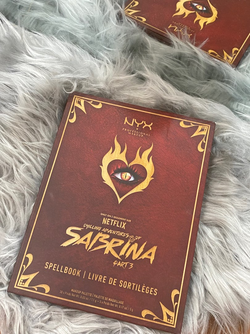NYX x The Chilling Adventures of Sabrina Spellbook Makeup Palette ...