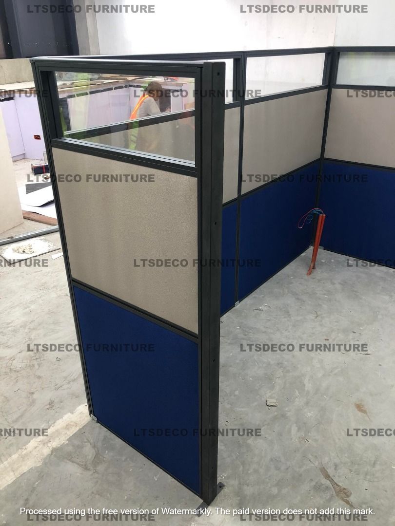 OFFICE PARTITION SCREEN PANEL MODULAR CUBICLE OFFICE FURNITURES ...