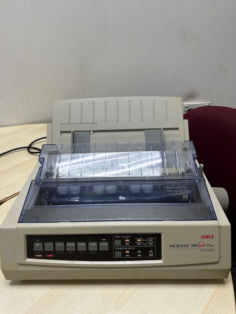 Oki Microline 390 Turbo Plus dot matrix printer, Computers & Tech ...