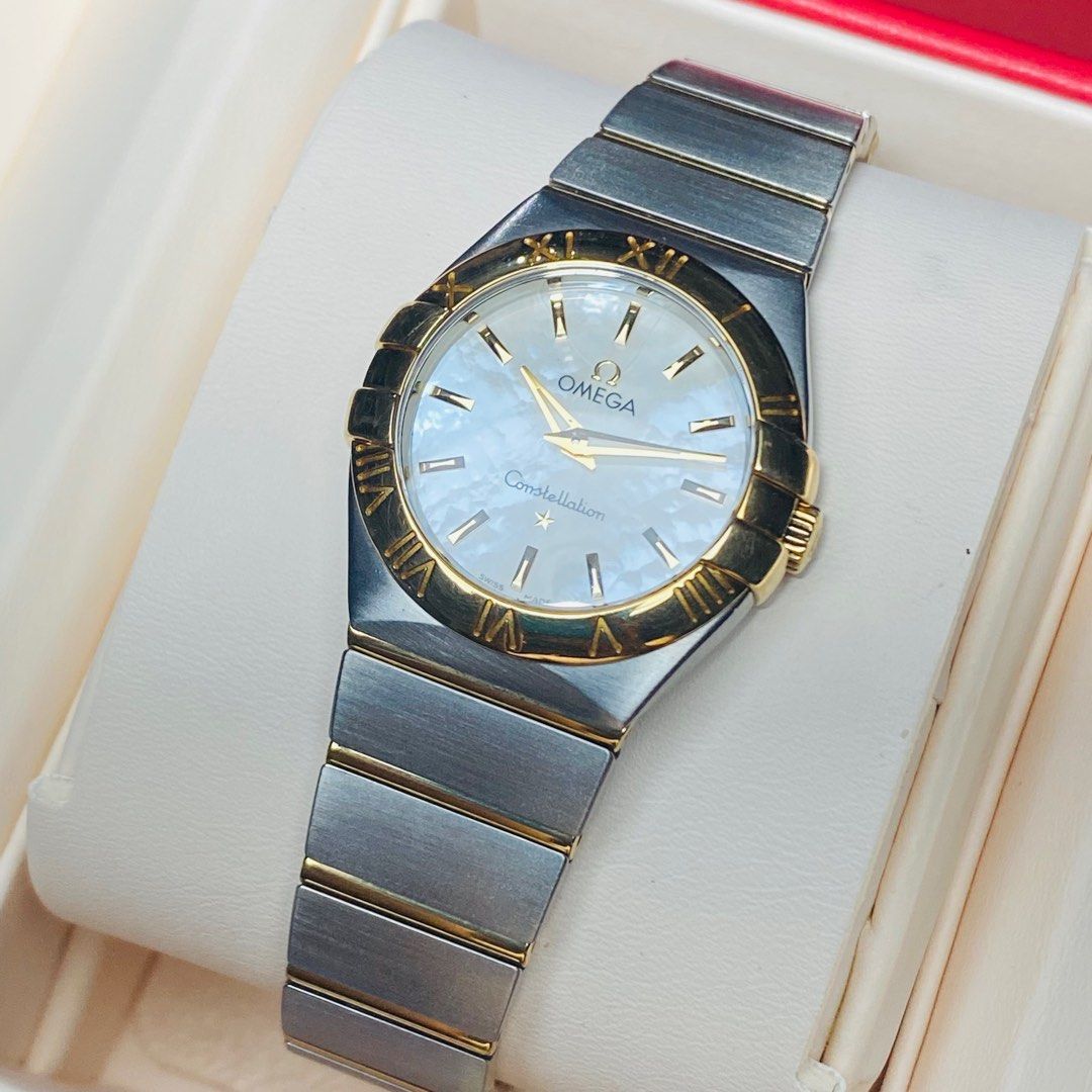Omega Constellation White Mother of Pearl, Luxury, Watches on Carousell