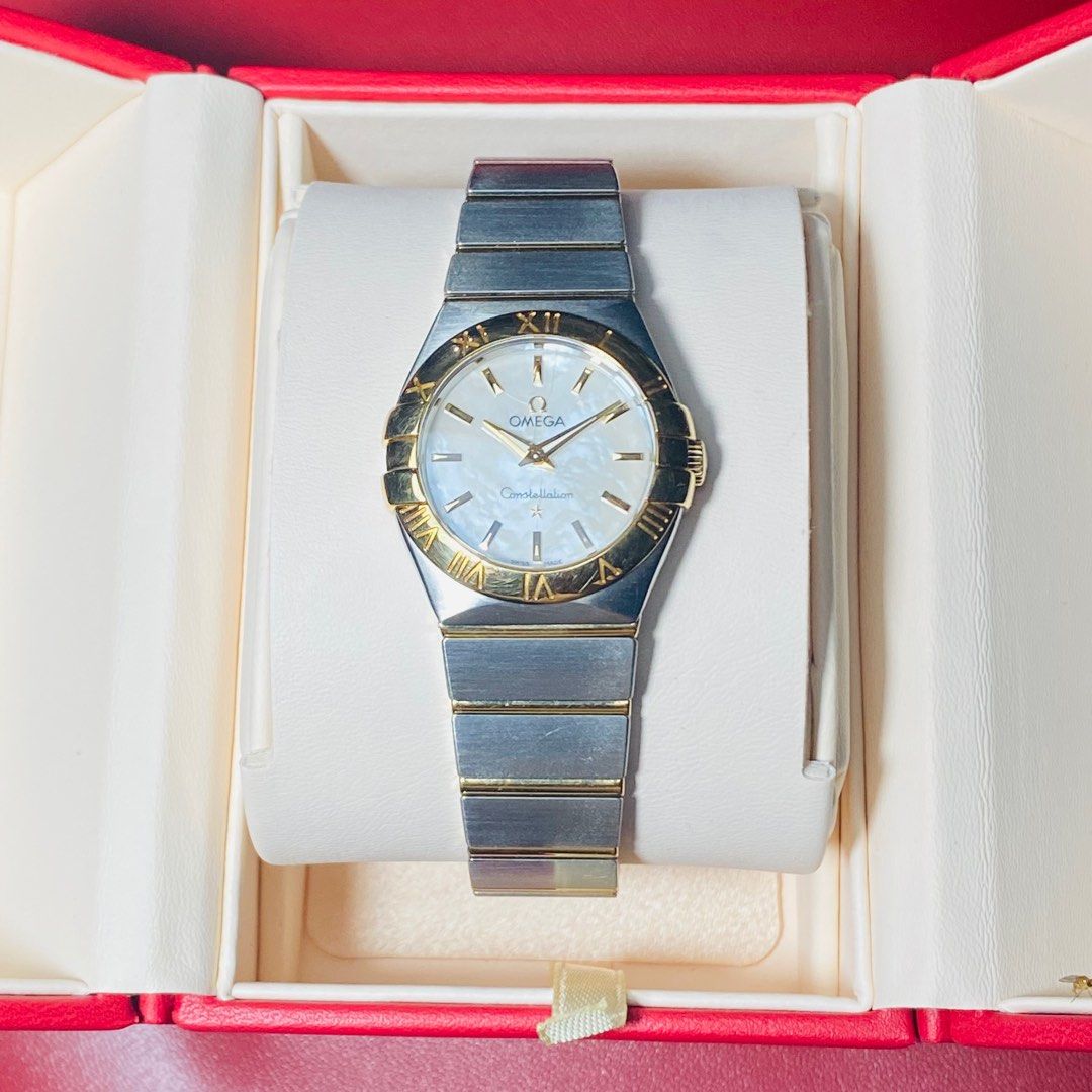 Omega Constellation White Mother of Pearl, Luxury, Watches on Carousell