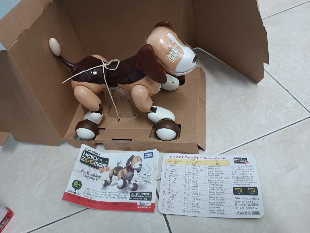 Omnibot Hello Zoomer Beagle Robot Dog, Hobbies & Toys, Toys & Games on ...