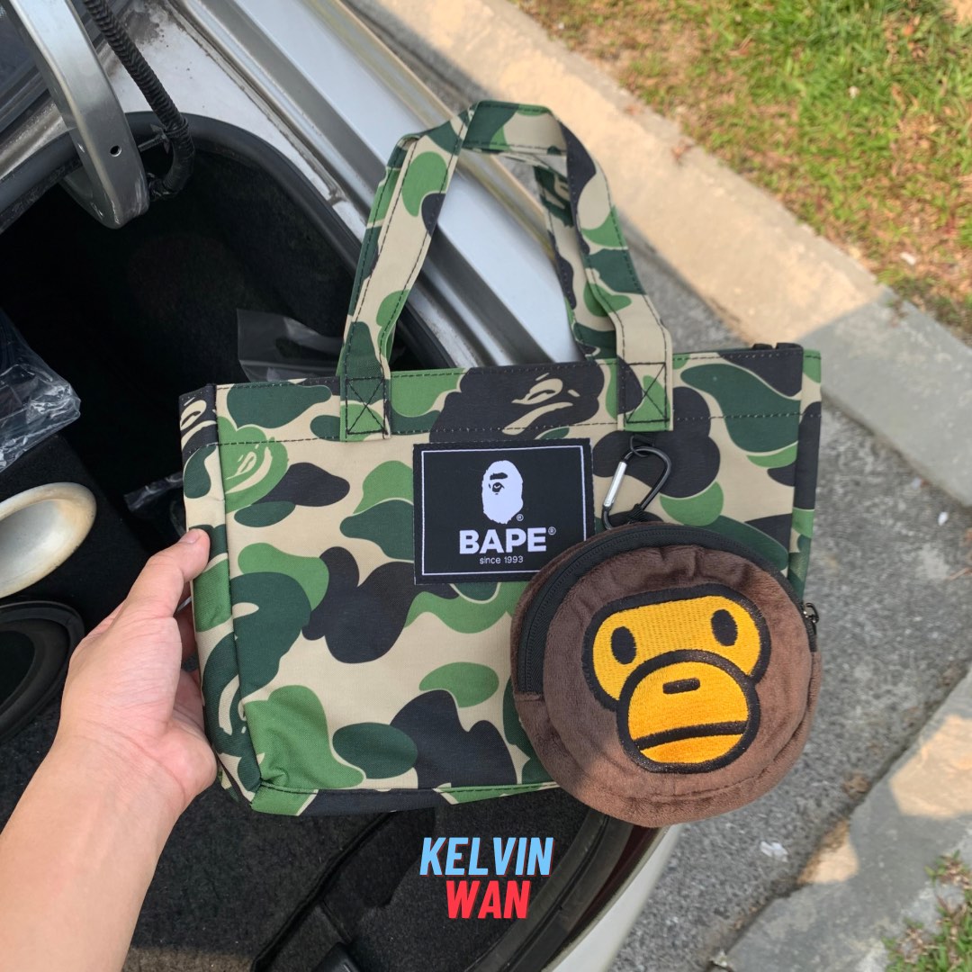 Original Bape Camo Storage Bag, Men's Fashion, Bags, Belt bags ...
