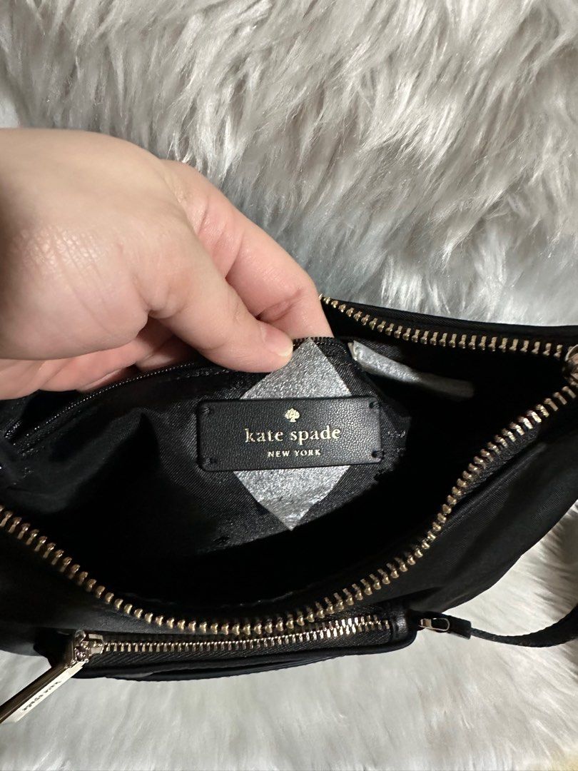 Original Kate Spade Chelsea Nylon Crossbody Bag in Black, Women's ...