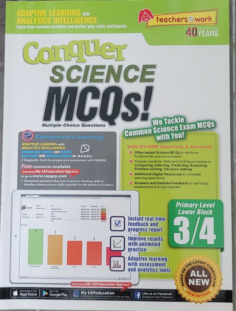 P3/4 Science Conquer MCQs, Hobbies & Toys, Books & Magazines ...