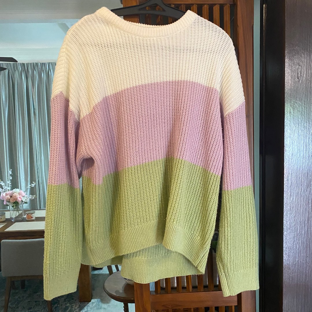 PADINI sweater baggy, Women's Fashion, Tops, Longsleeves on Carousell