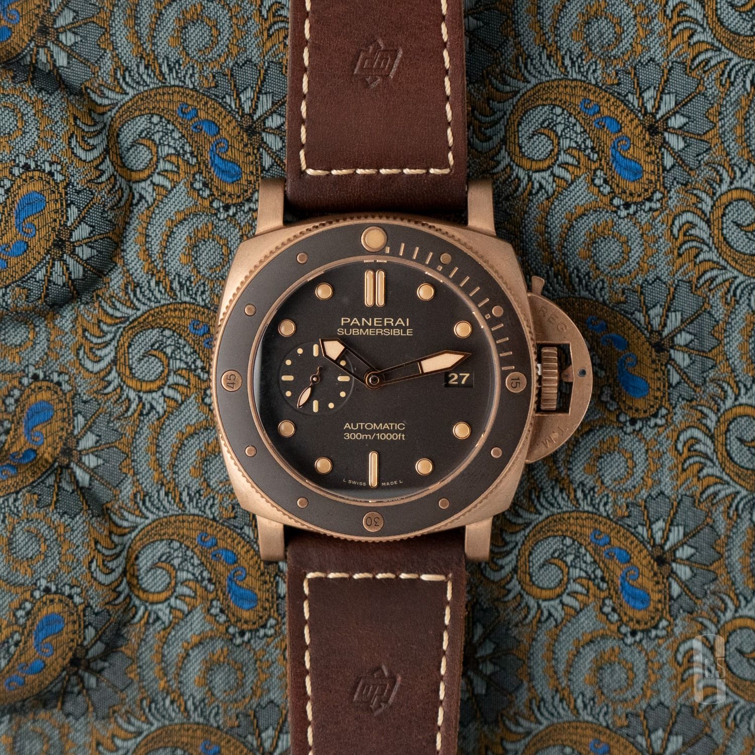 Panerai Submersible Bronzo, Luxury, Watches on Carousell