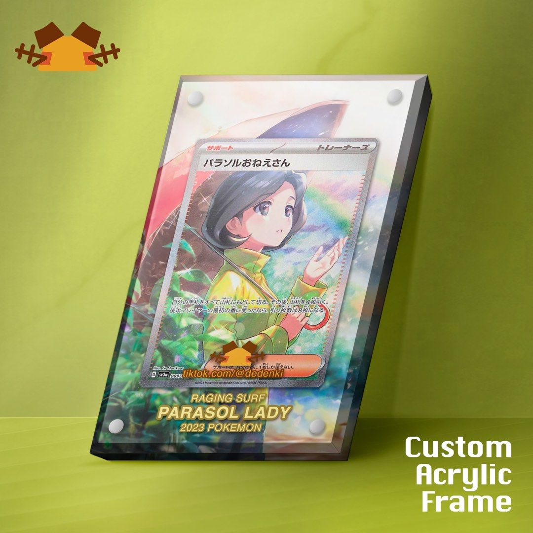 Parasol Lady Custom Card Frame, Hobbies & Toys, Toys & Games on Carousell